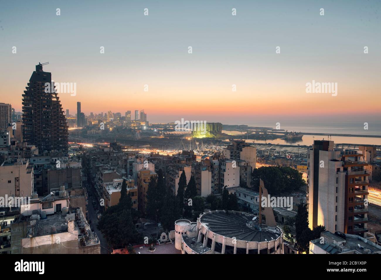 Aerial view of beirut hi-res stock photography and images - Alamy