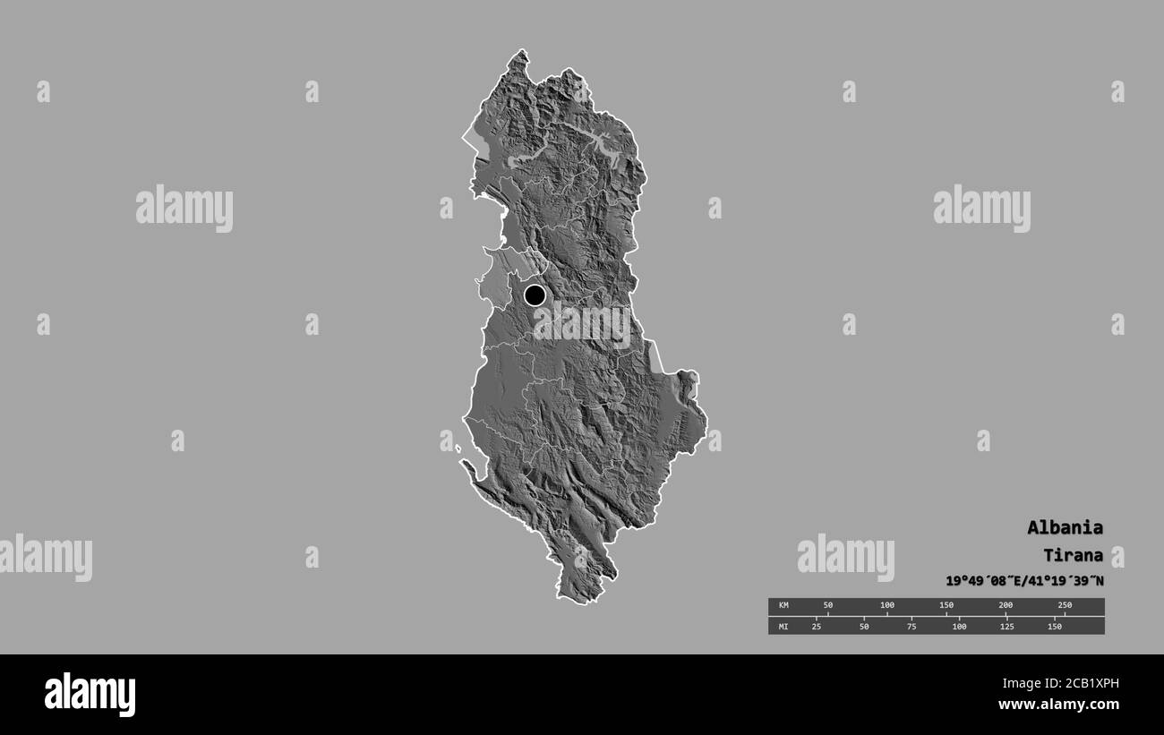 Durres map hi-res stock photography and images - Alamy