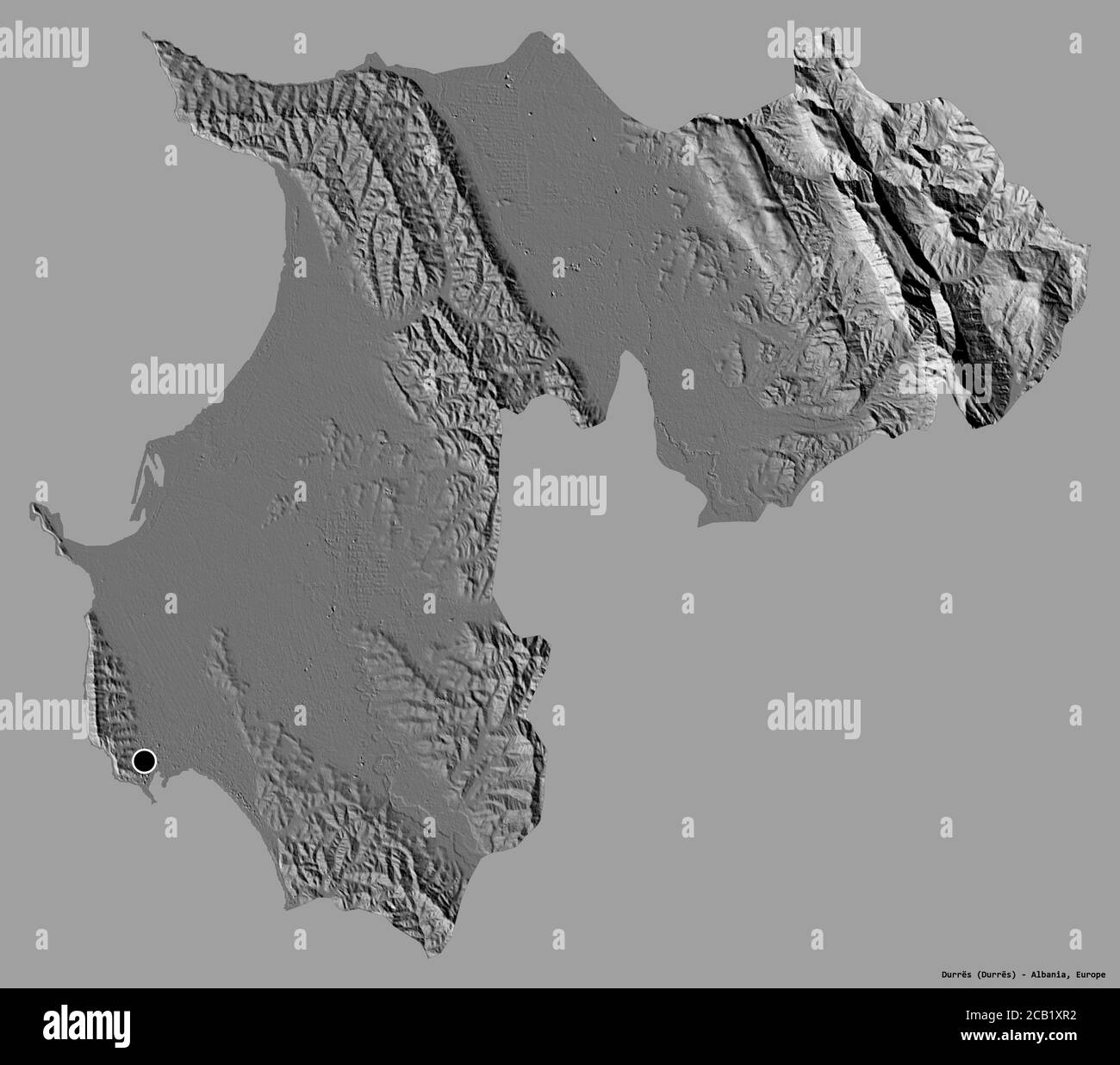 Durres map hi-res stock photography and images - Alamy