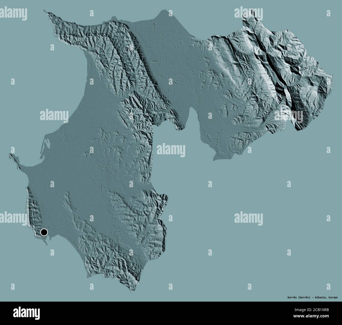 Durres map hi-res stock photography and images - Alamy