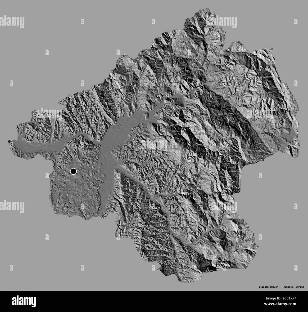 Elbasan map hi-res stock photography and images - Alamy