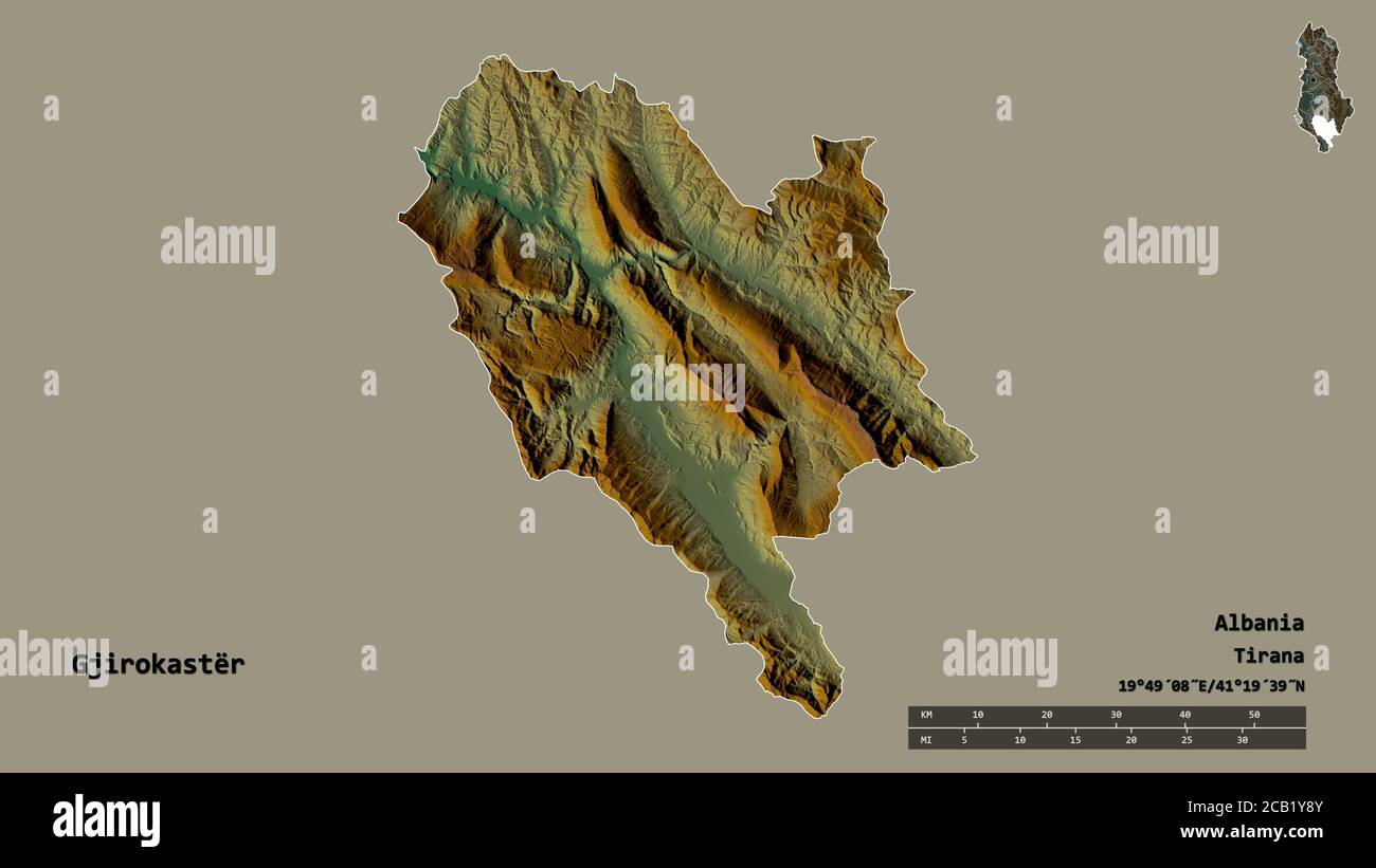 Sarande map hi-res stock photography and images - Alamy