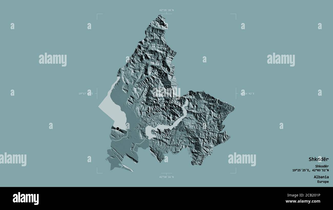 Shkoder map hi-res stock photography and images - Alamy