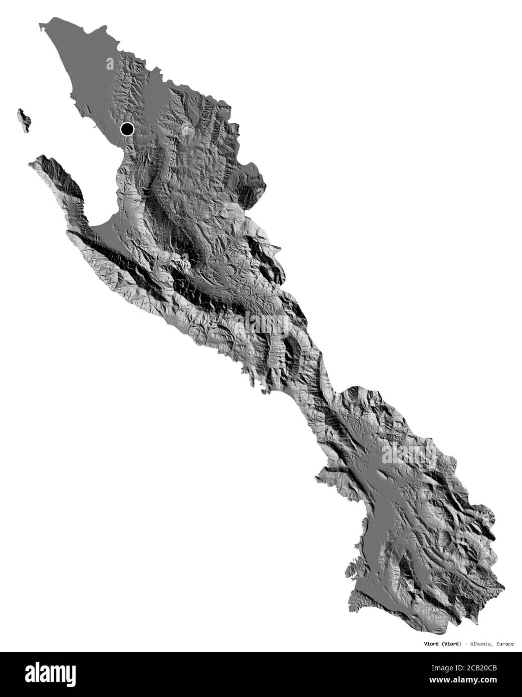 Vlora map Black and White Stock Photos & Images - Alamy