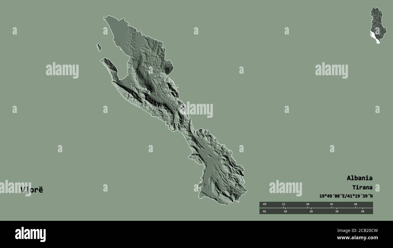 Vlora map hi-res stock photography and images - Alamy