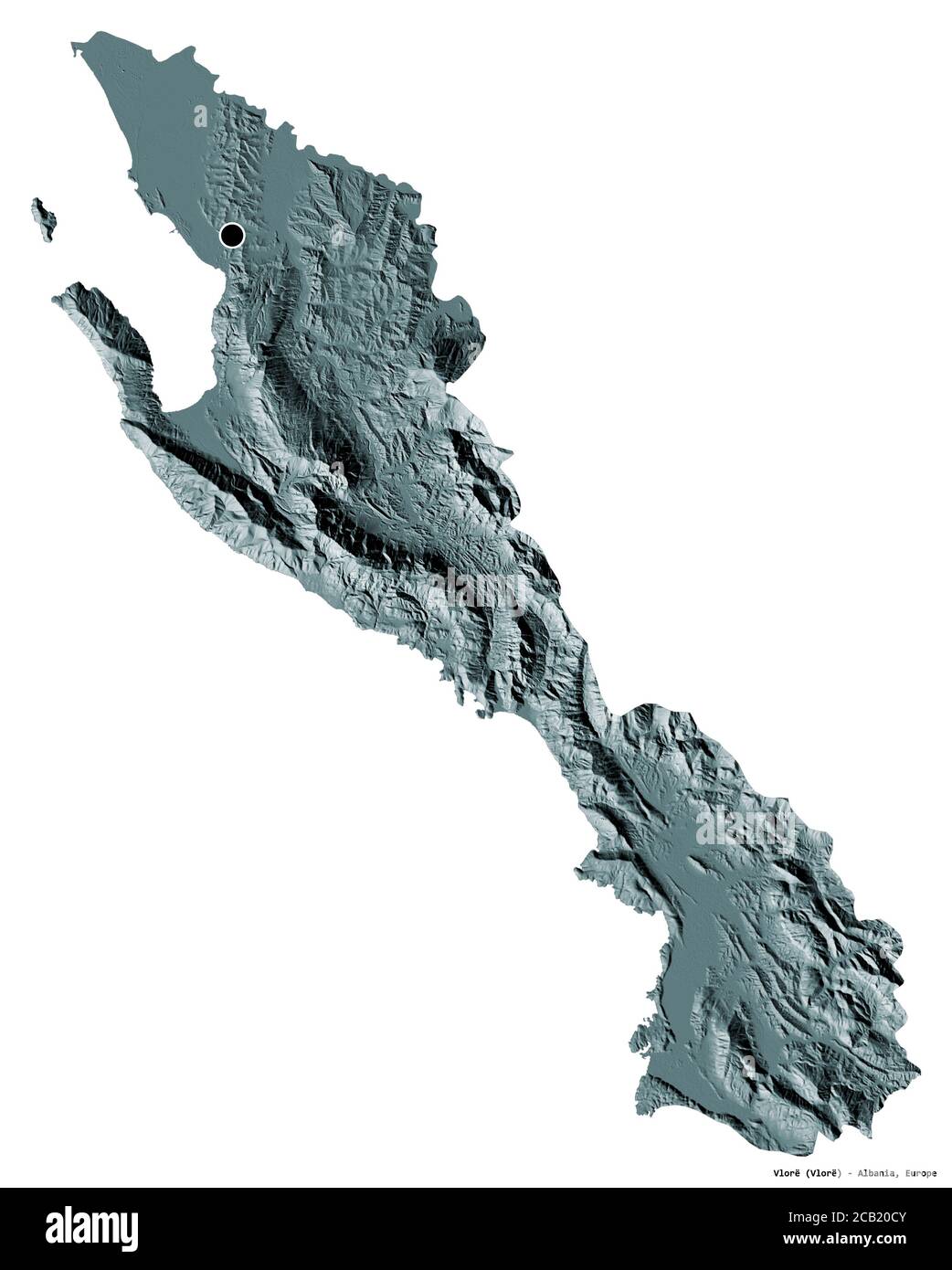 Map of albania valona hi-res stock photography and images - Alamy