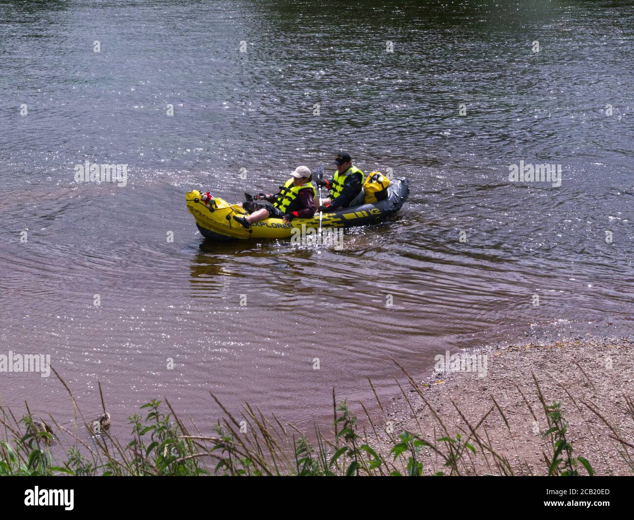 Intex explorer k2 kayak 2 persons inflatable canoe hi-res stock ...