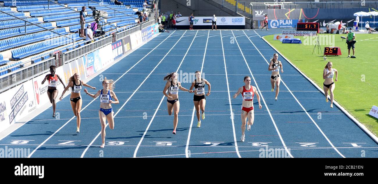 Brunswick, Germany. 09th Aug, 2020. Athletics: German Championship, DM ...