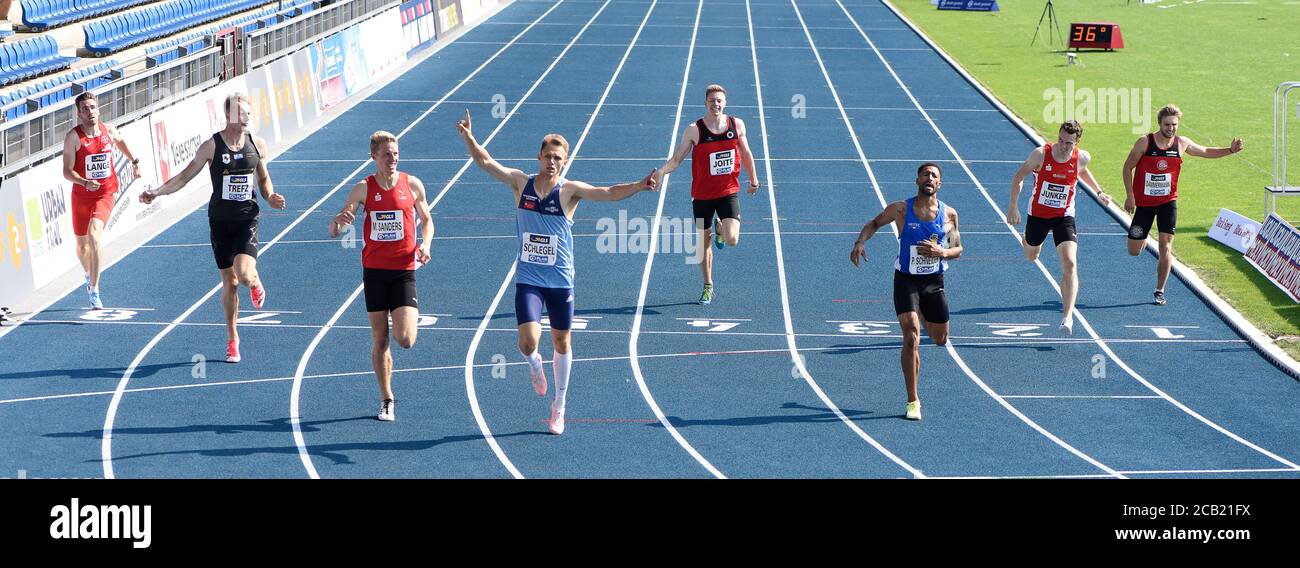 Brunswick, Germany. 09th Aug, 2020. Athletics: German Championship, DM ...