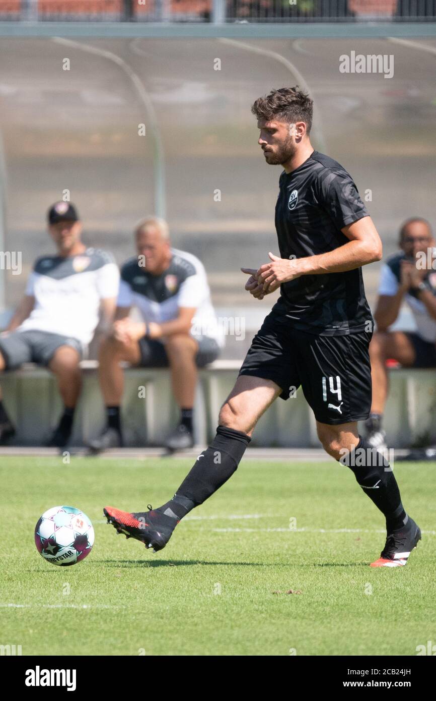 Stuttgart, Germany. 08th Aug, 2020. Football: Test matches, VfB ...