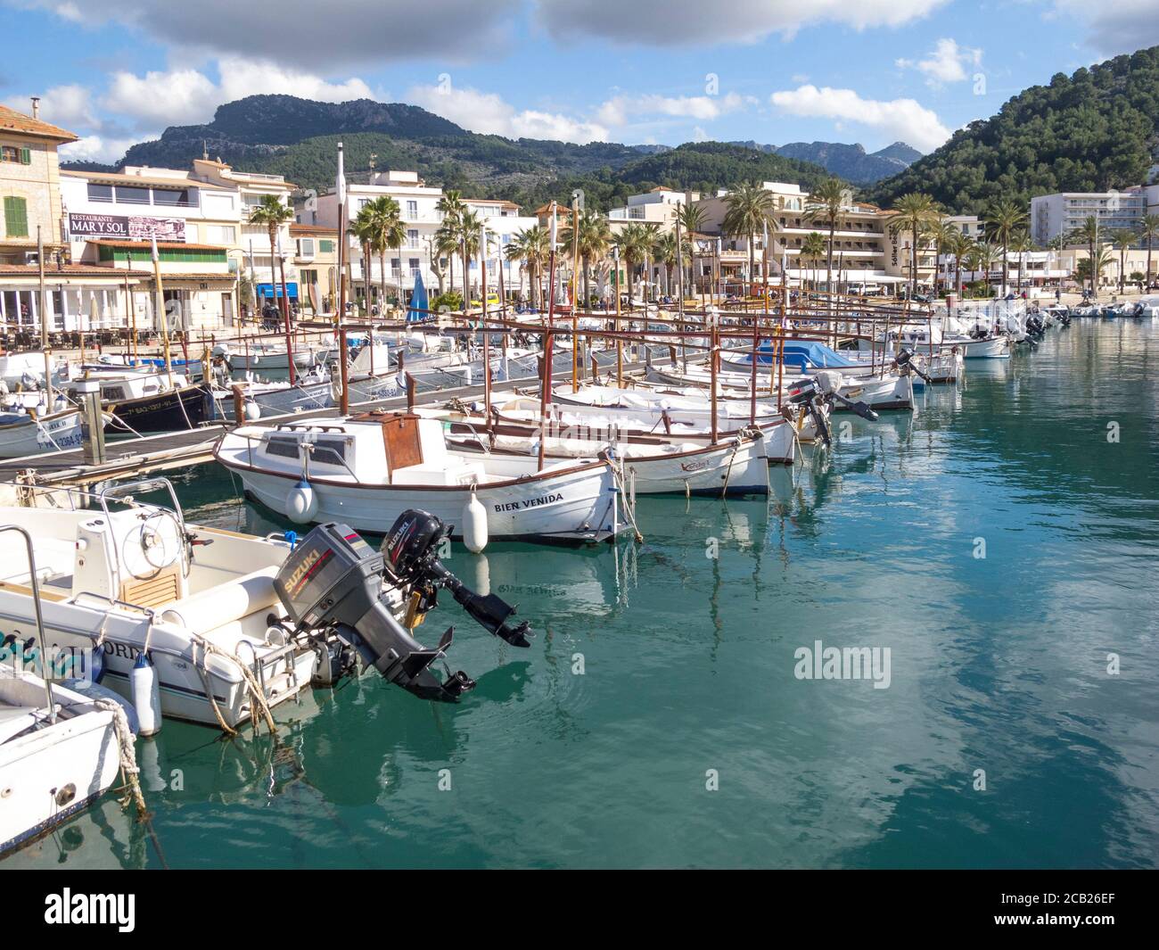 Port de Soller , Majorca Spain Stock Photo - Alamy