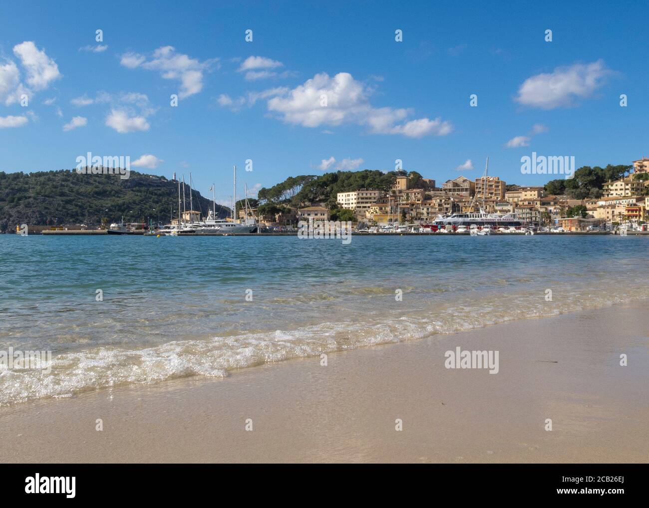 Port de Soller , Majorca Spain Stock Photo - Alamy