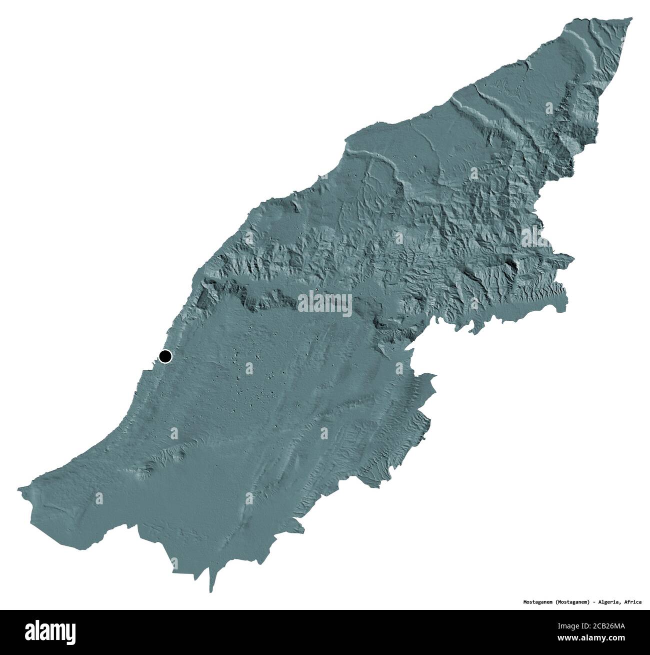 Mestghanem map hi-res stock photography and images - Alamy