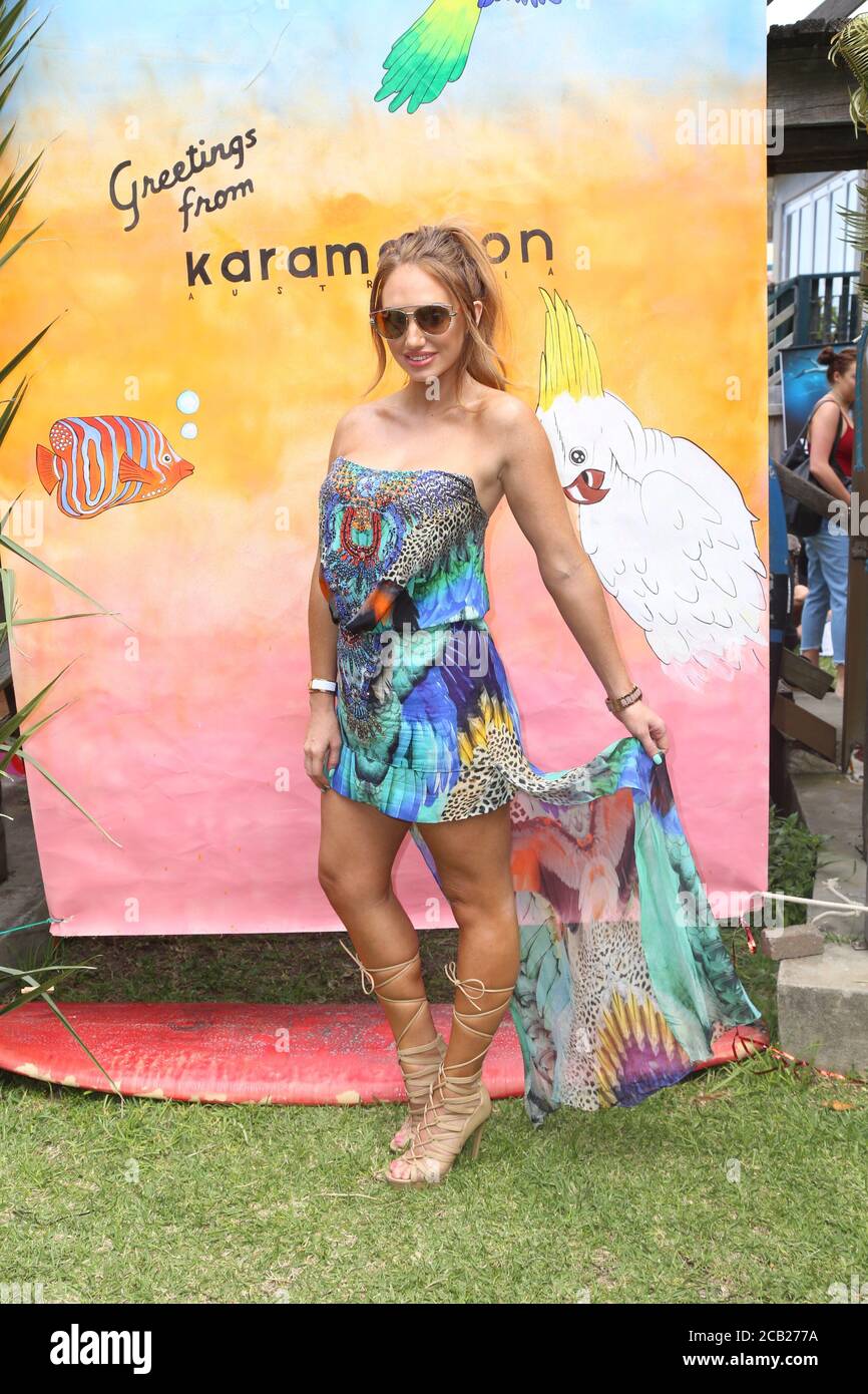 Karyssa Leigh attends an event for 90s-inspired swimwear label ...