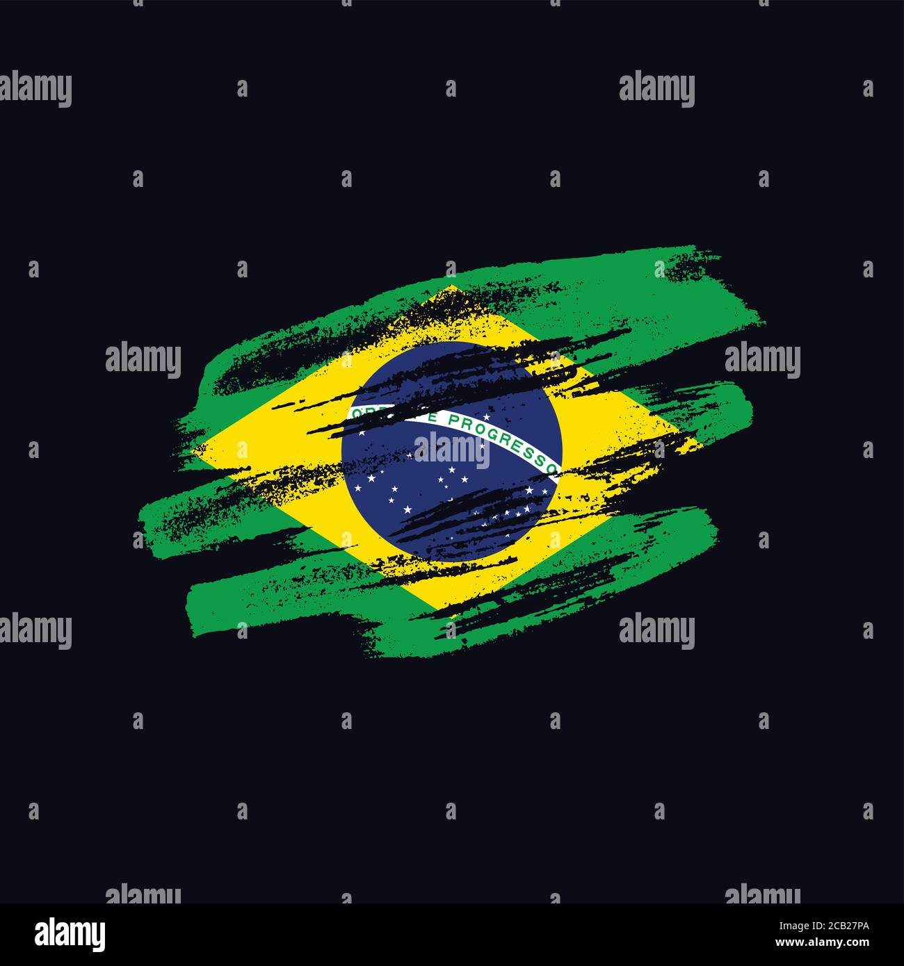 Old brazil flag Stock Vector Images - Alamy