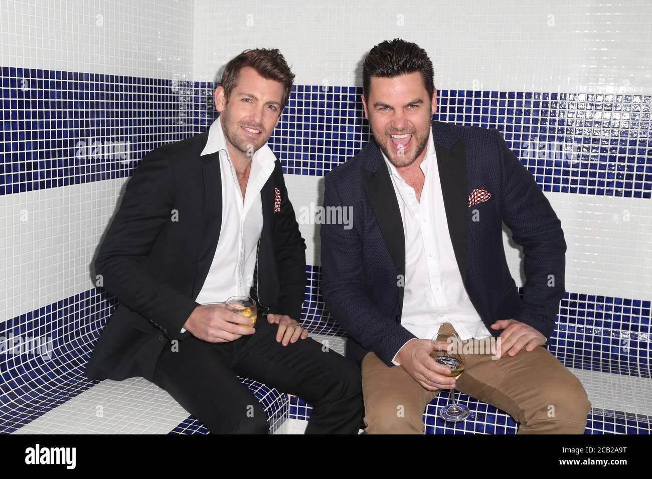 Tim Ross and Ben Mingay attend the launch event for luxury lifestyle ...