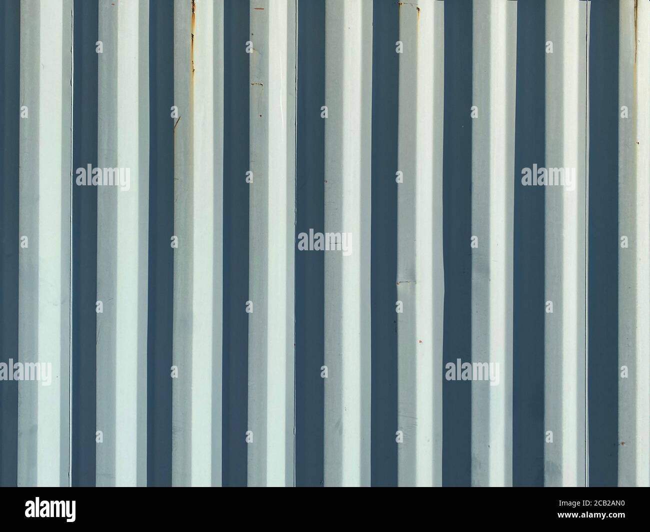 white bright shadow old corrugated shipping container wall suitable for ...