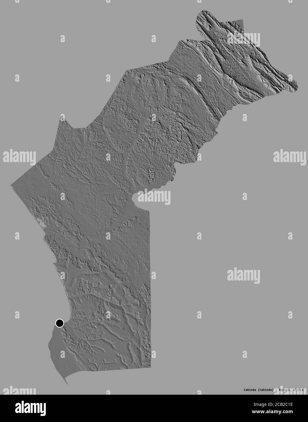 Cabinda province map hi-res stock photography and images - Alamy
