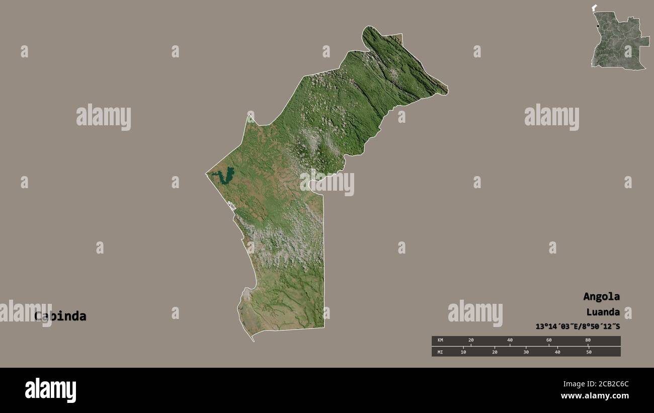 Cabinda province map hi-res stock photography and images - Alamy