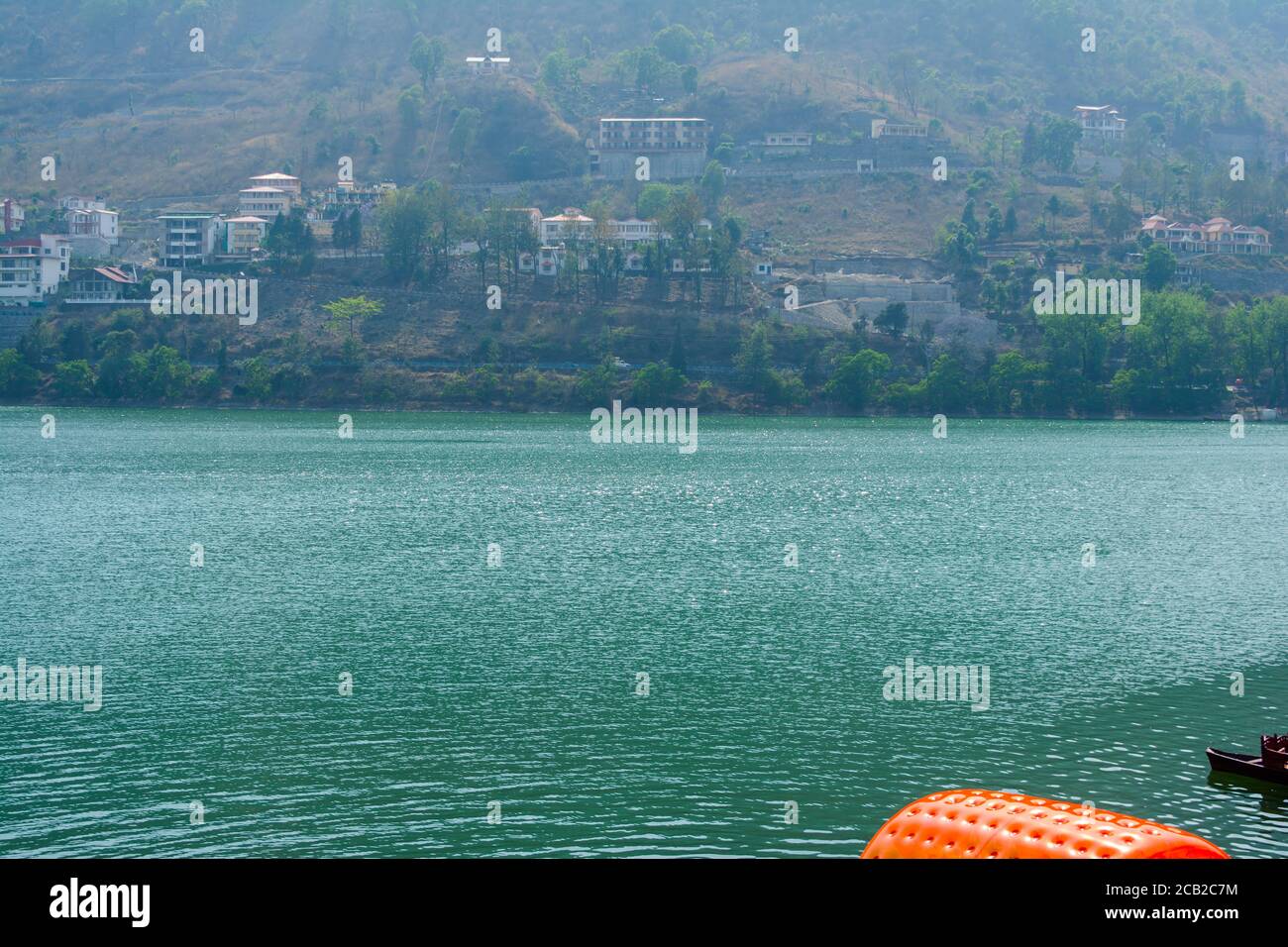 Beautiful Bhimtal Lake is a lake in the town of Bhimtal, in the Indian ...