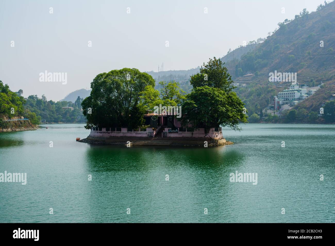Beautiful Bhimtal Lake is a lake in the town of Bhimtal, in the Indian ...