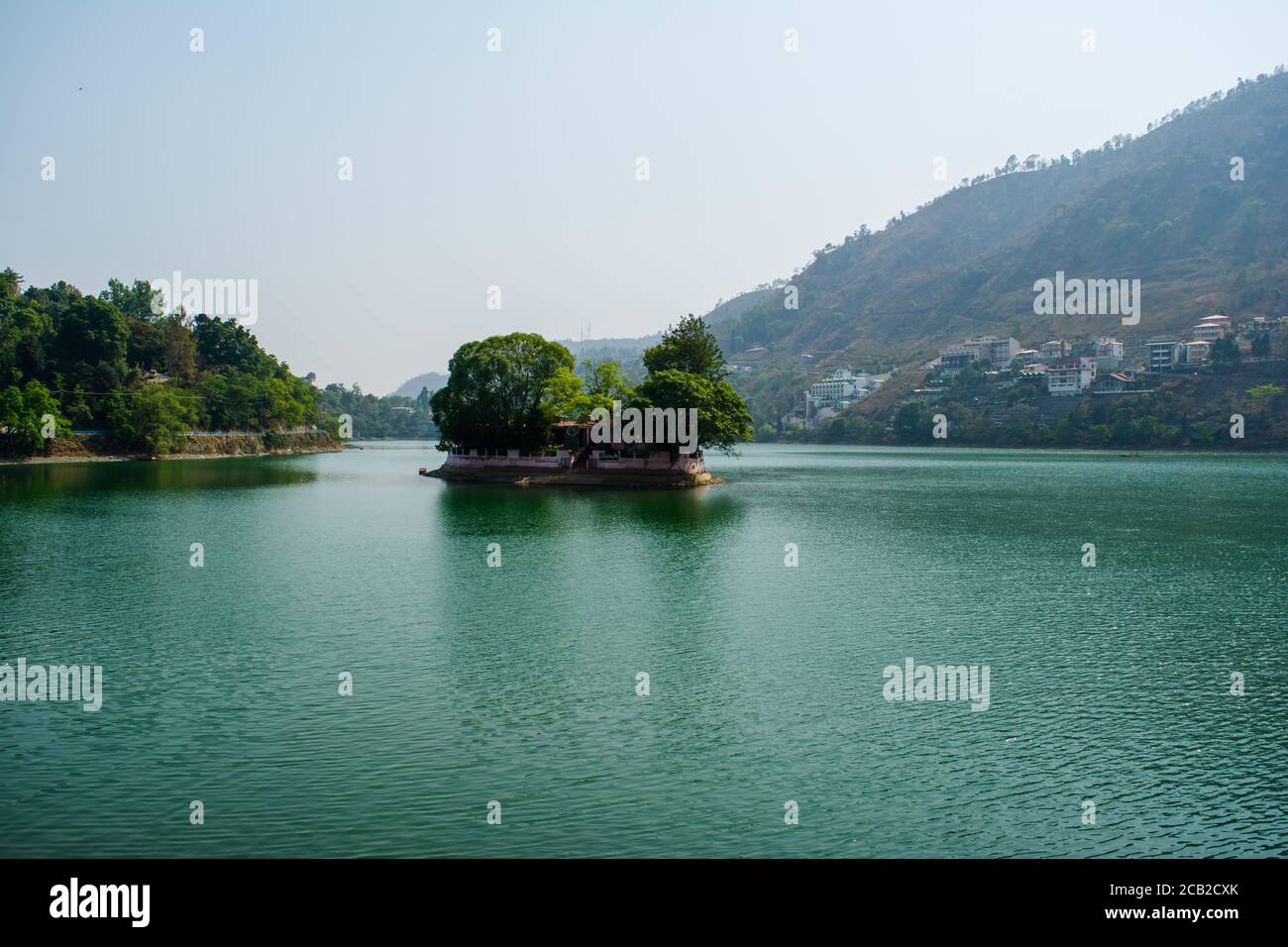 Beautiful Bhimtal Lake is a lake in the town of Bhimtal, in the Indian ...