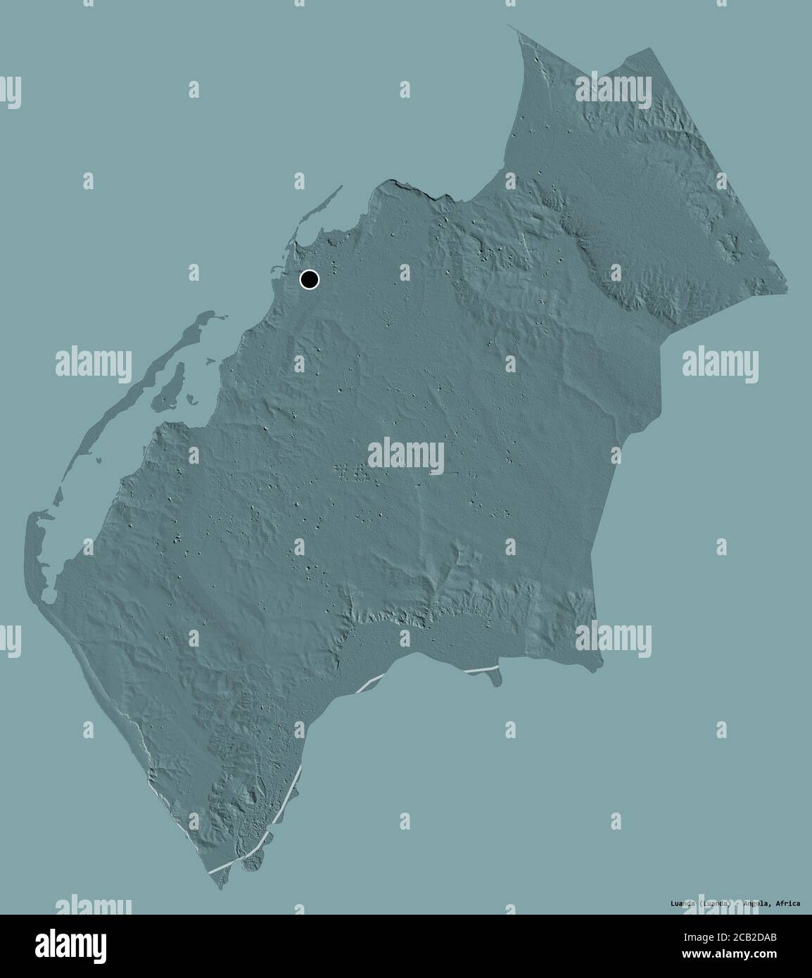 Luanda administrative map hi-res stock photography and images - Alamy