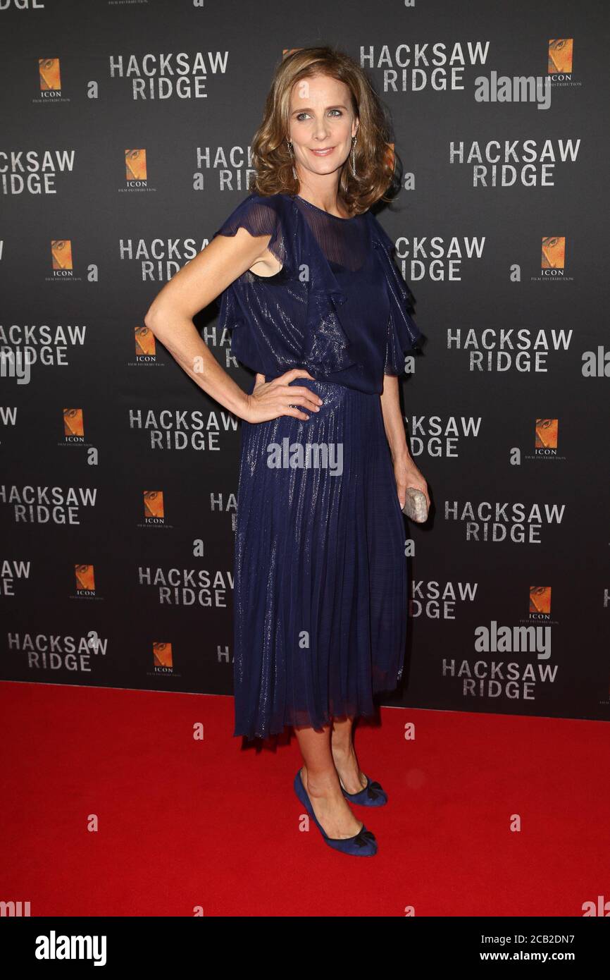 Rachel Griffiths arrives on the red carpet for the Australian premiere ...