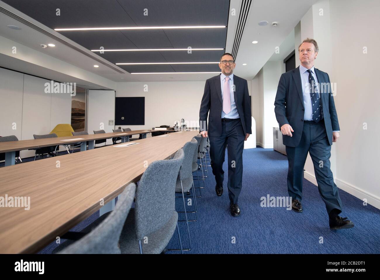 Secretary of State for Scotland Alister Jack (right) with Director of ...