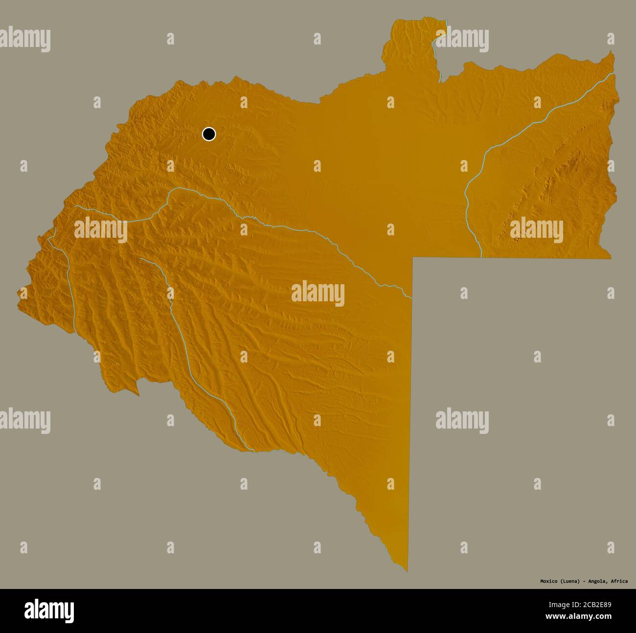 Moxico Angola Map Pursuit Eastwards