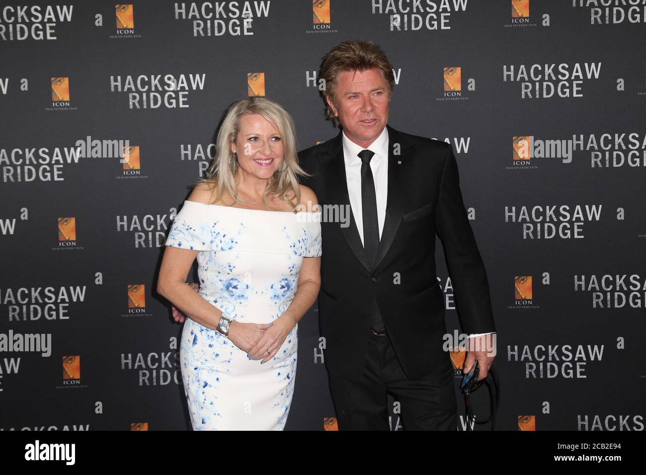 Angela Bishop and Richard Wilkins arrive on the red carpet for the ...