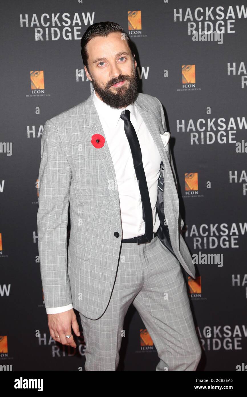 Richard Pyros arrives on the red carpet for the Australian premiere of ...
