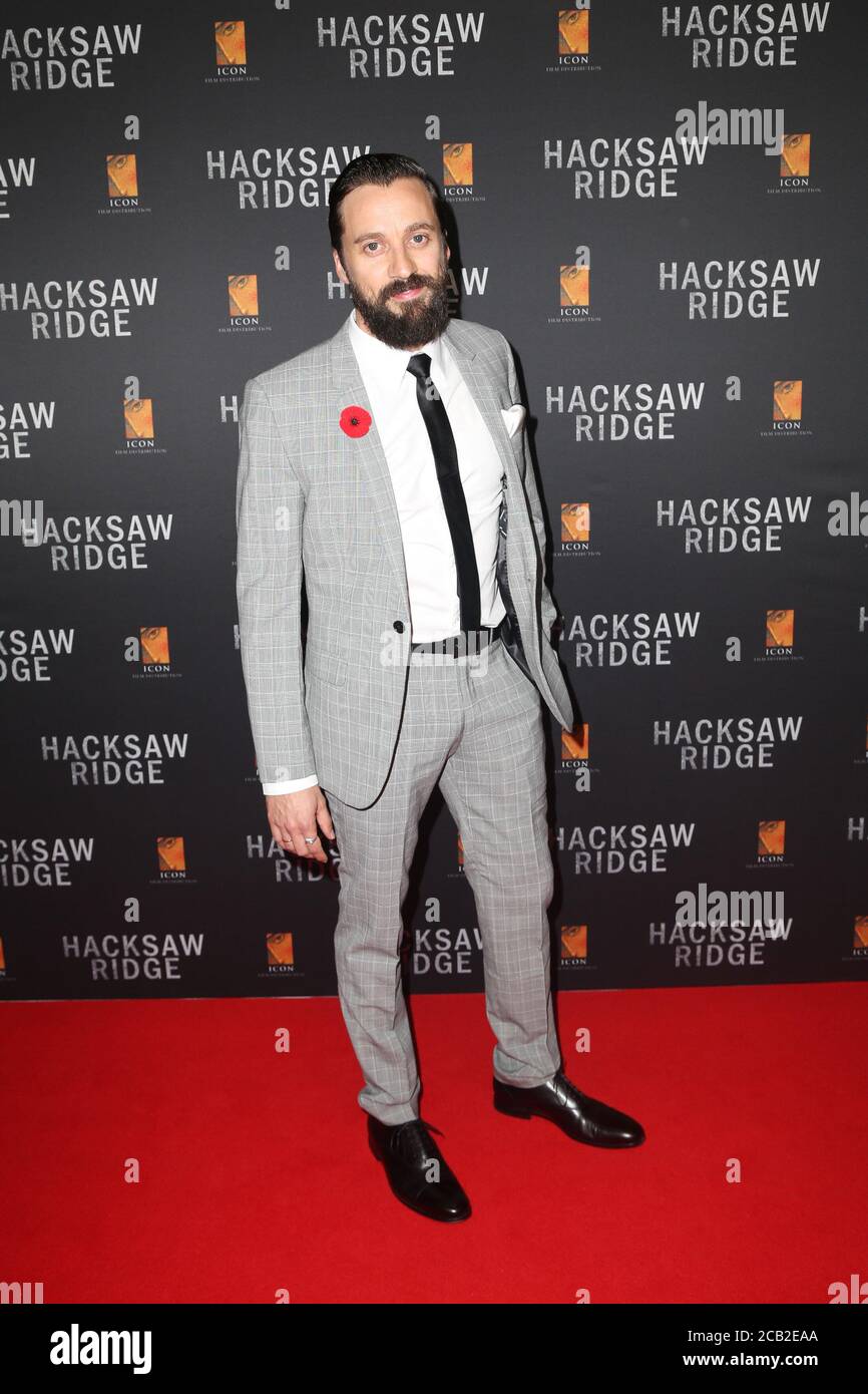 Richard Pyros arrives on the red carpet for the Australian premiere of ...