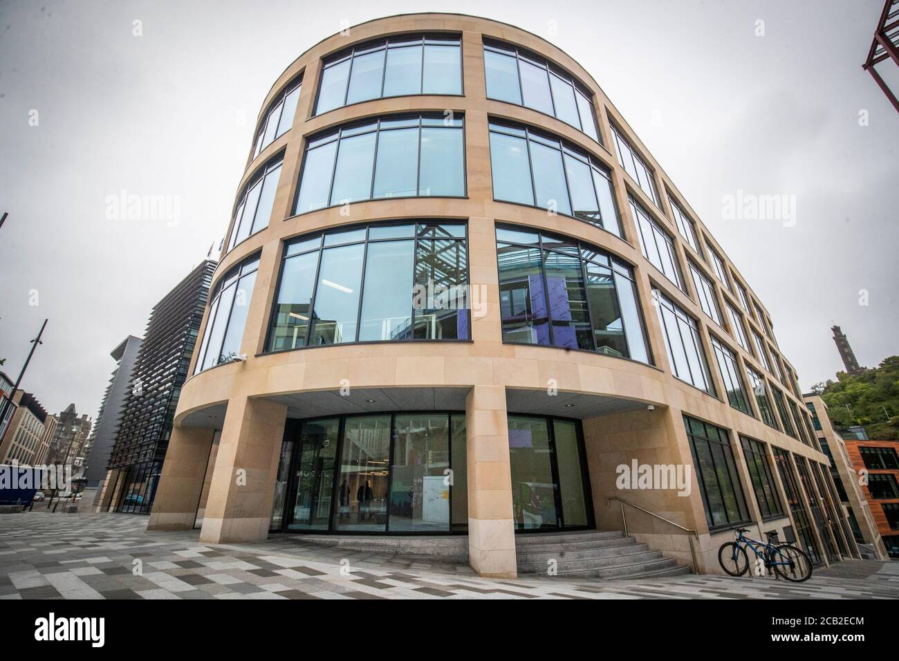 Queen Elizabeth House, the new UK Government Hub in Edinburgh Stock ...
