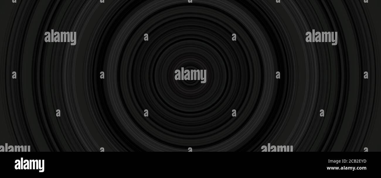 Mosaic Round black background center circles rolling monochrom ...