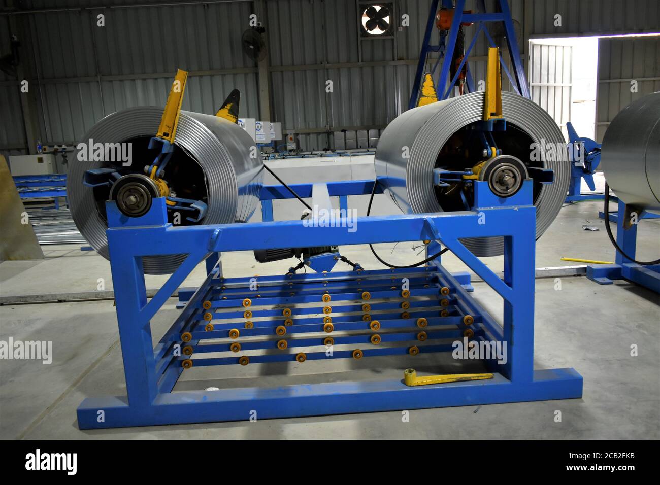 Industrial air ducts ventilation made of galvanized metal Rectangular ...