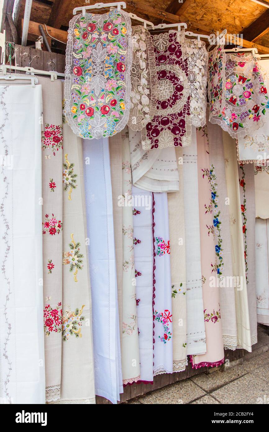Budapest traditional embroidery hi-res stock photography and images - Alamy
