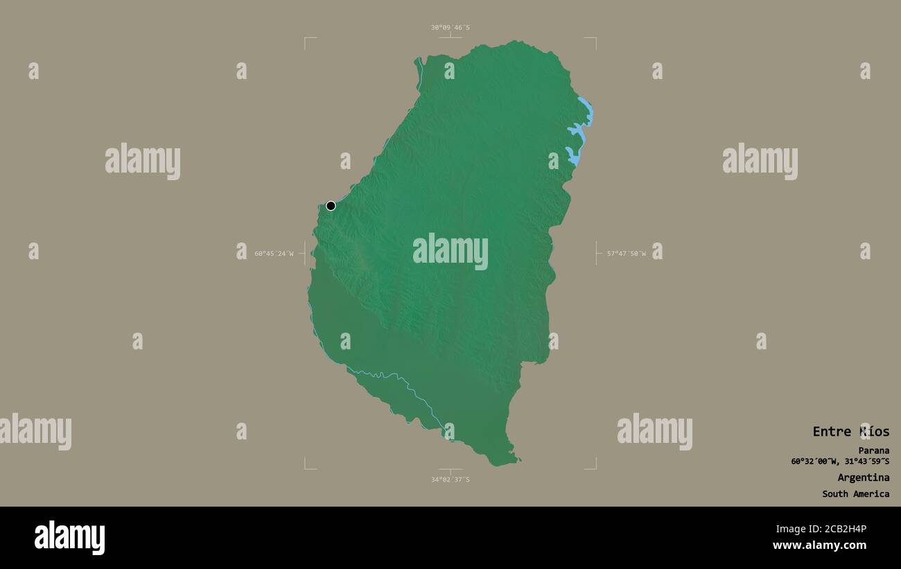 Map of entre rios hi-res stock photography and images - Alamy