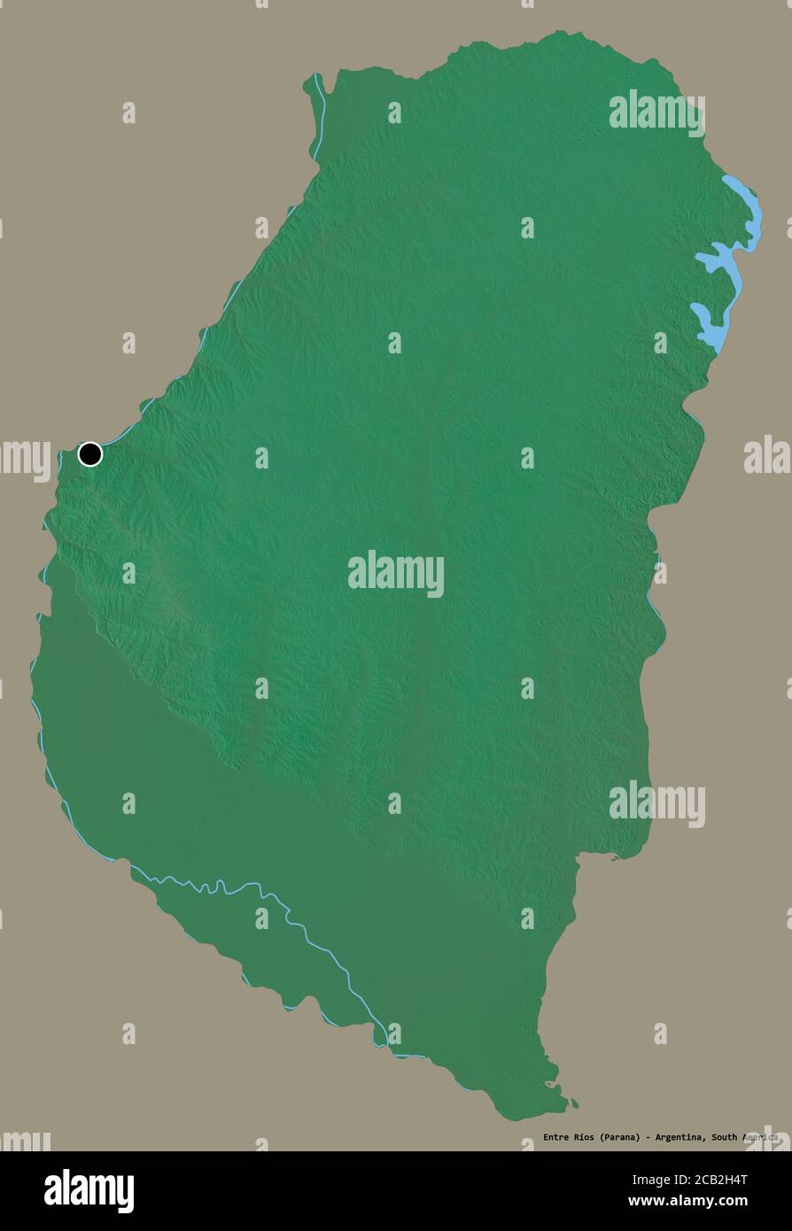 Map of entre rios hi-res stock photography and images - Alamy