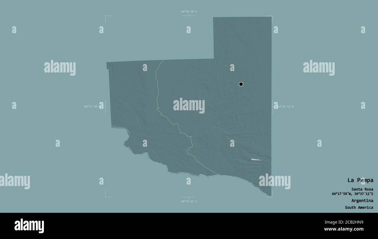 Map of la pampa hi-res stock photography and images - Alamy