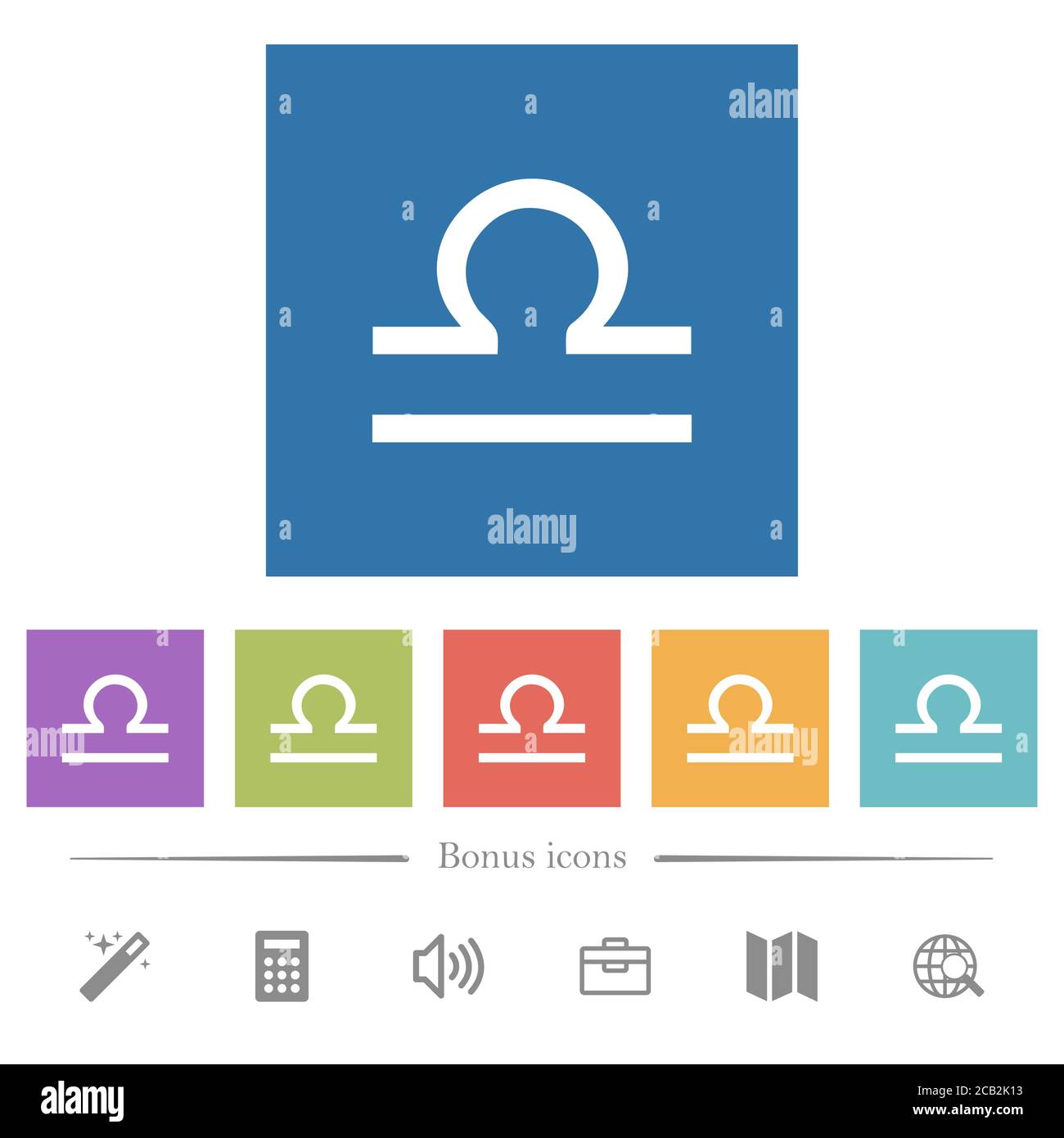 libra zodiac symbol flat white icons in square backgrounds. 6 bonus ...