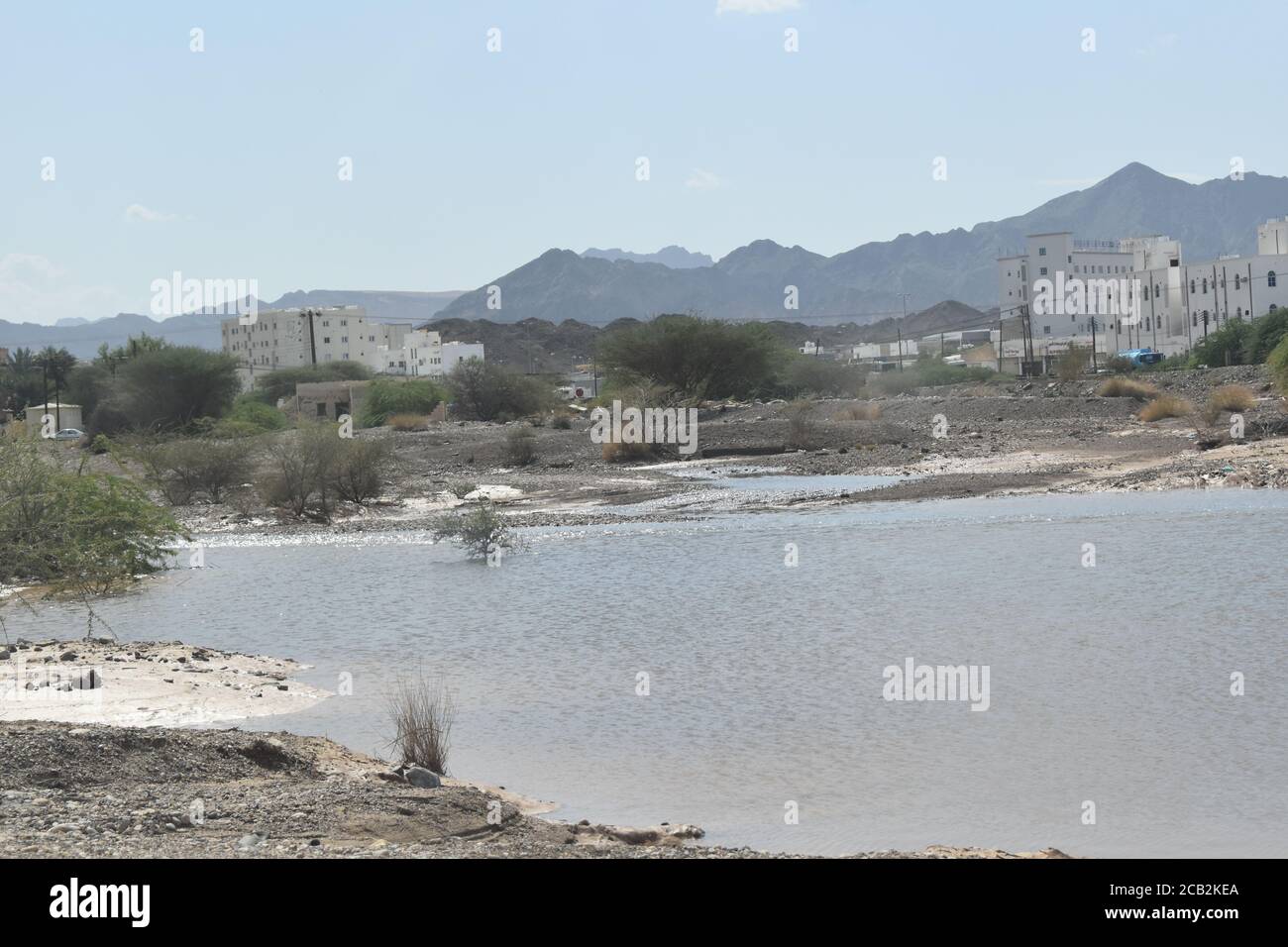 Road trip at the capital of Oman Muscat. Oman village life background ...