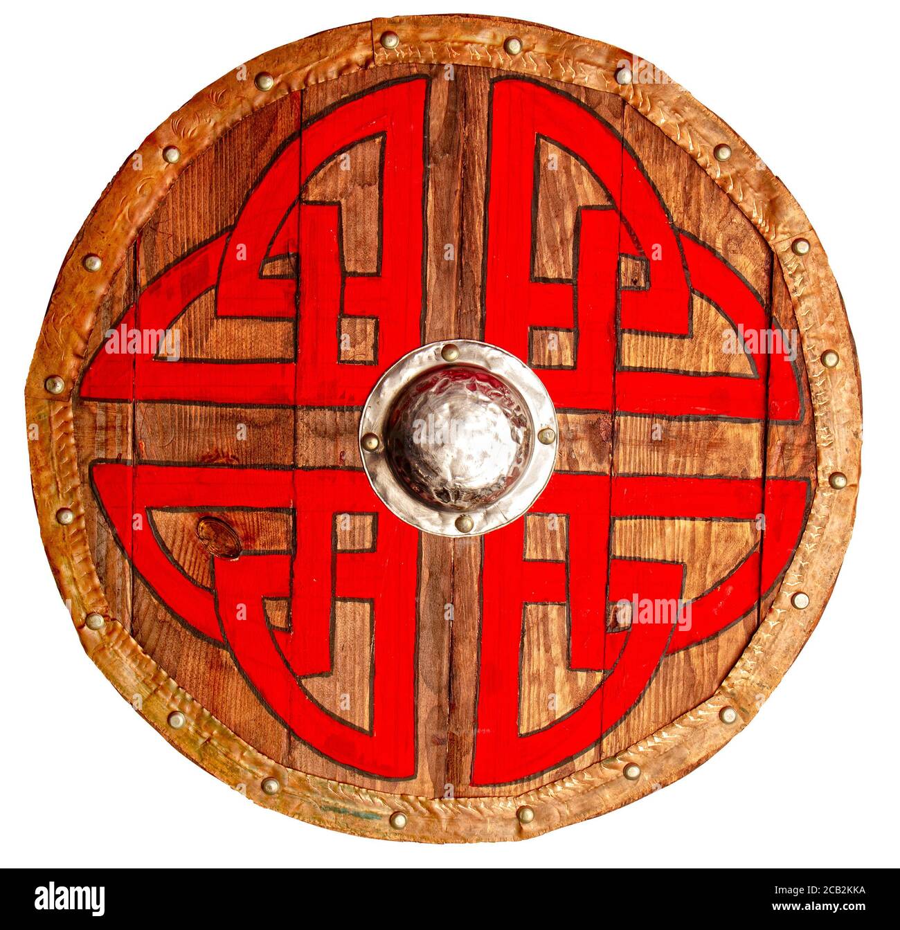 Old rusty shield isolated Cut Out Stock Images & Pictures - Alamy