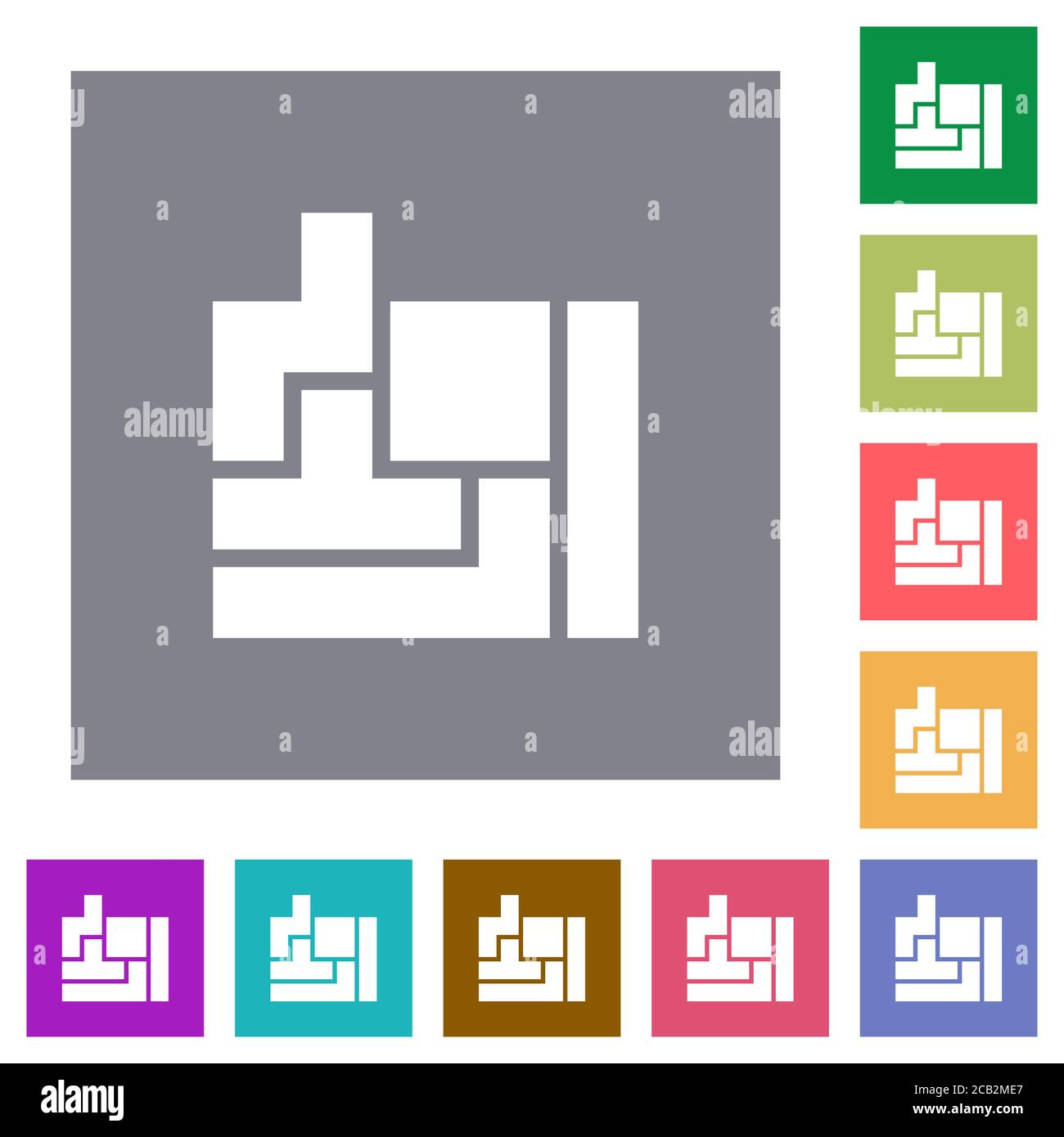 Vector tetris game pieces Stock Vector Images - Alamy