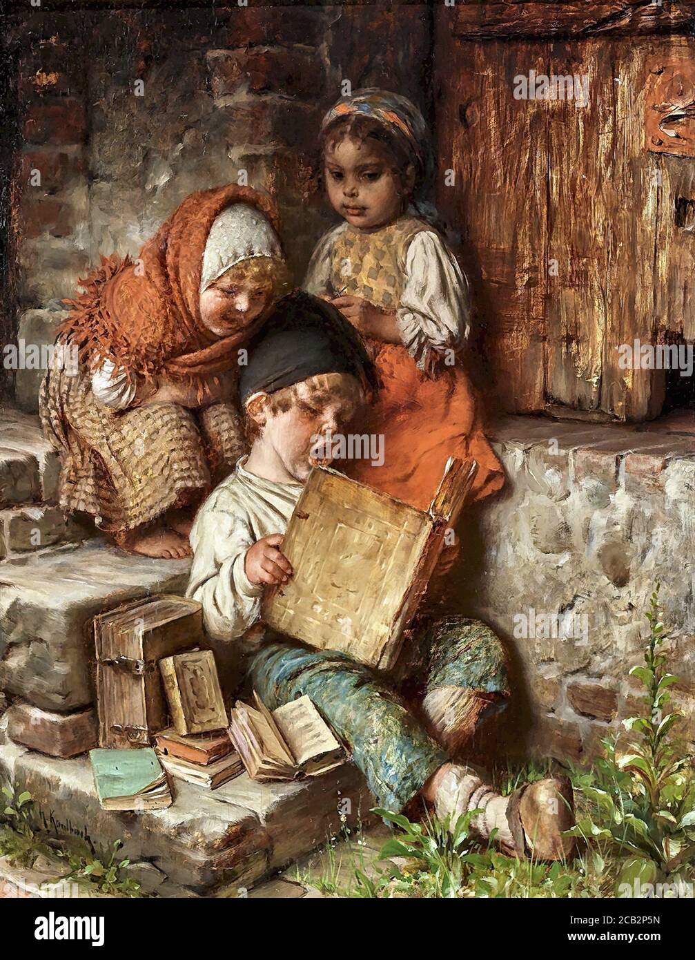 19th century german children hi-res stock photography and images - Alamy