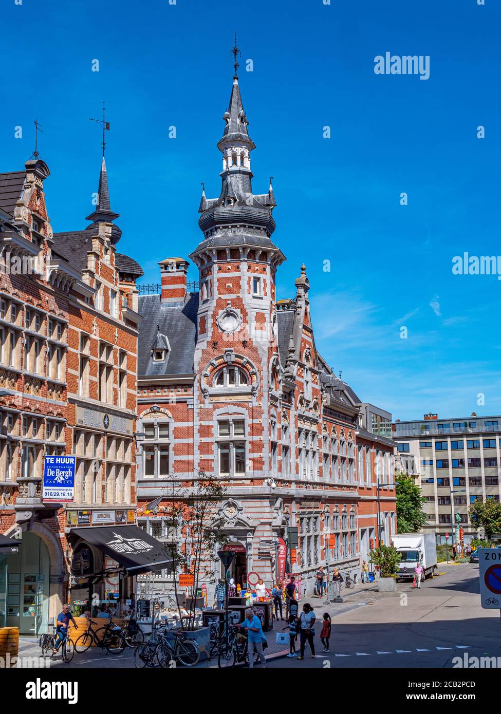 Leuven, Belgium. Circa August 2020. Cityscape of Leuven, Belgium ...