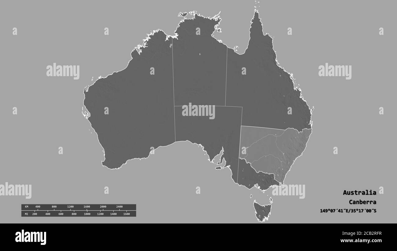 Map of new south wales 3d hi-res stock photography and images - Alamy