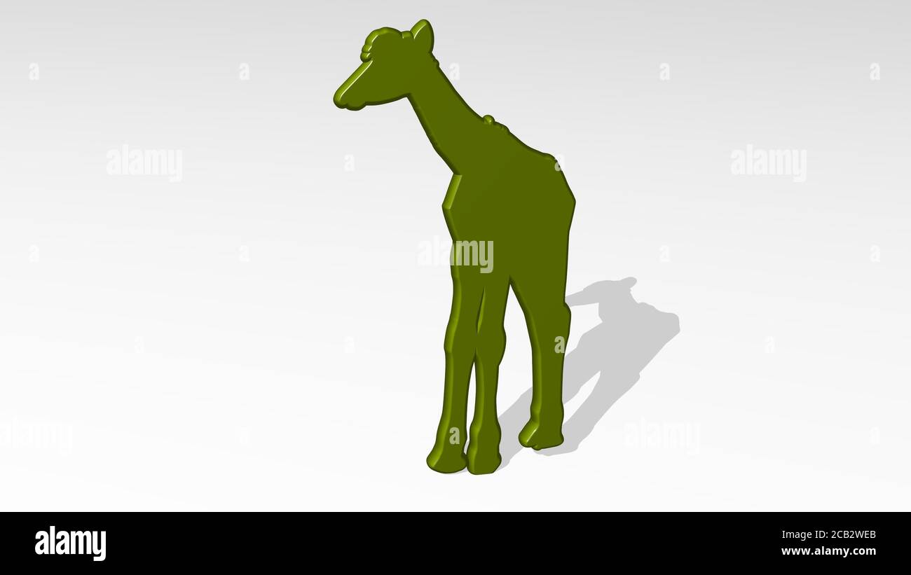 Giraffe Illustration High Resolution Stock Photography and Images - Alamy