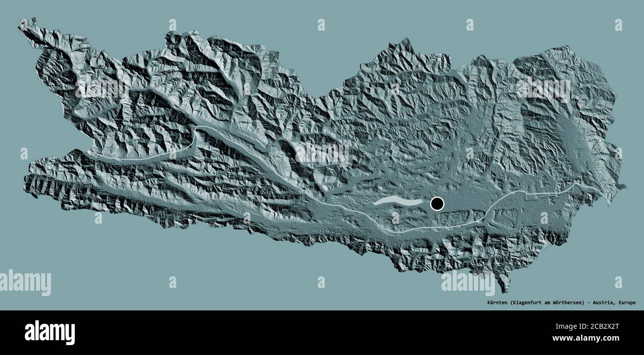Karnten map hi-res stock photography and images - Alamy