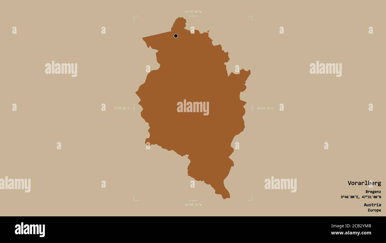 Bregenz area map hi-res stock photography and images - Alamy
